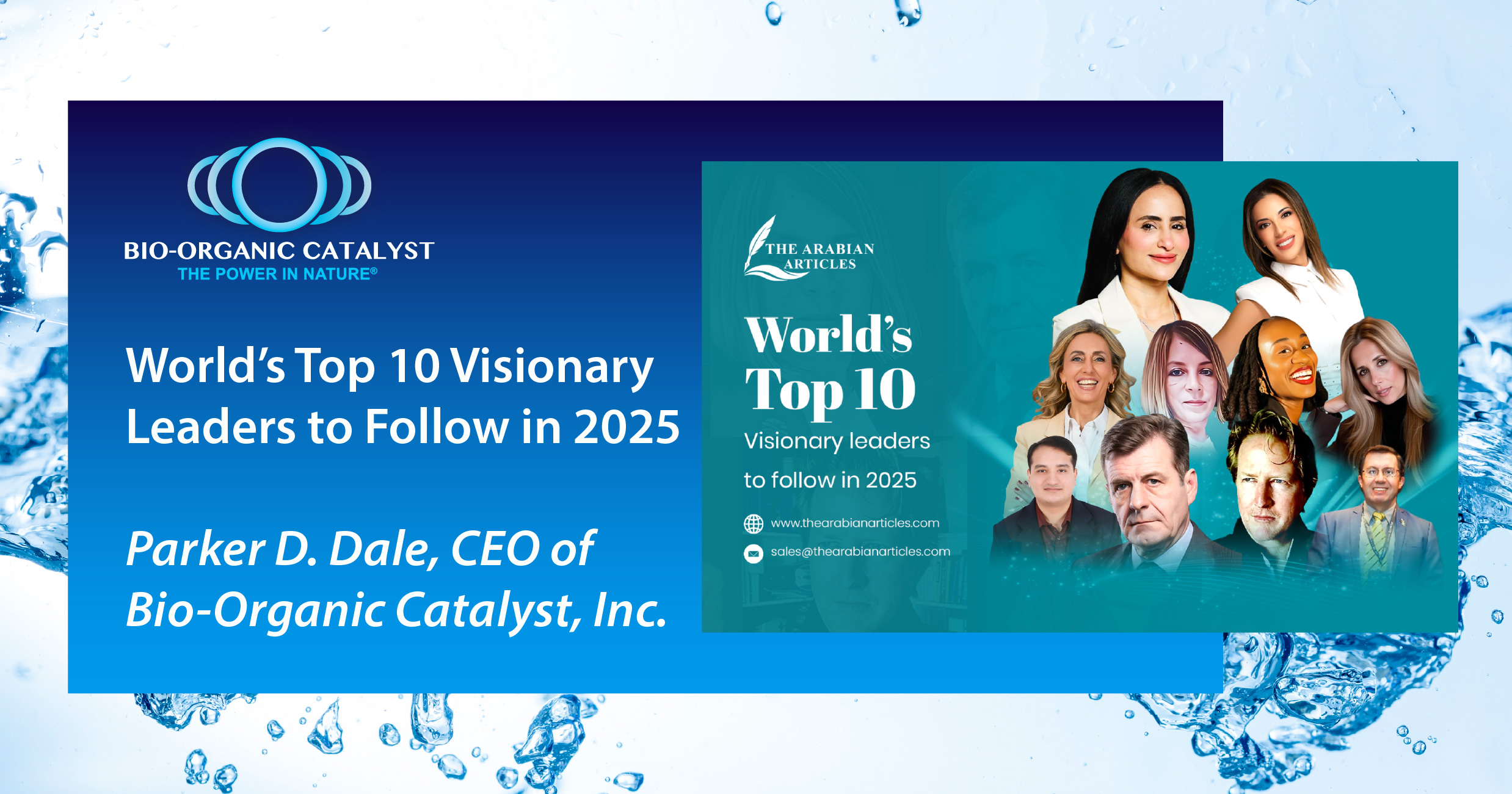 Parker D. Dale, World’s Top 10 Visionary Leaders to Follow in 2025